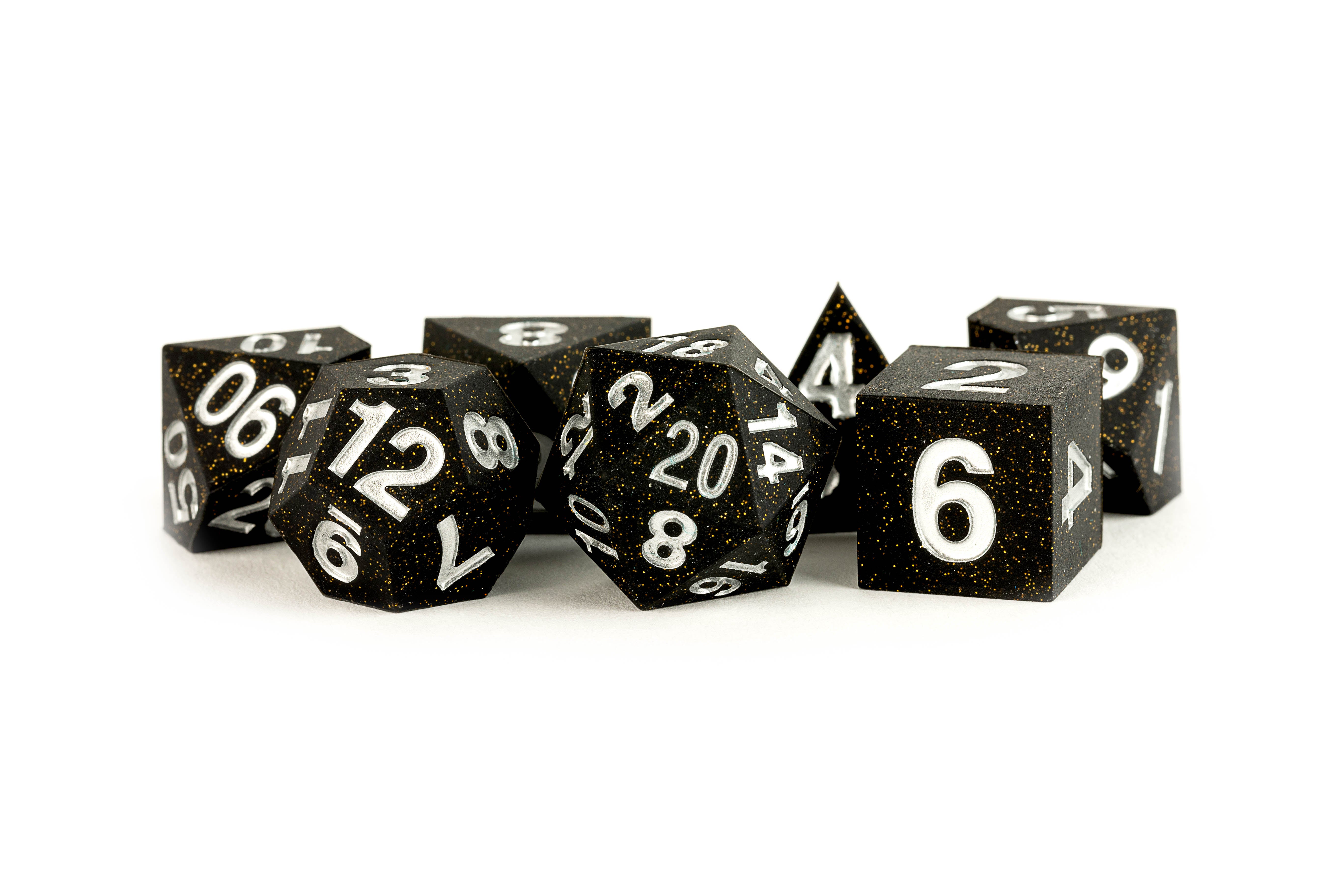 Sharp Edge Silicone Rubber Dice Set – Madness Comics